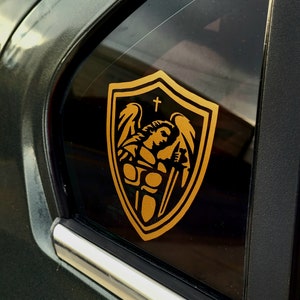 St Michael Decal - Religious Decal - Car Decal - Archangel Saint ...