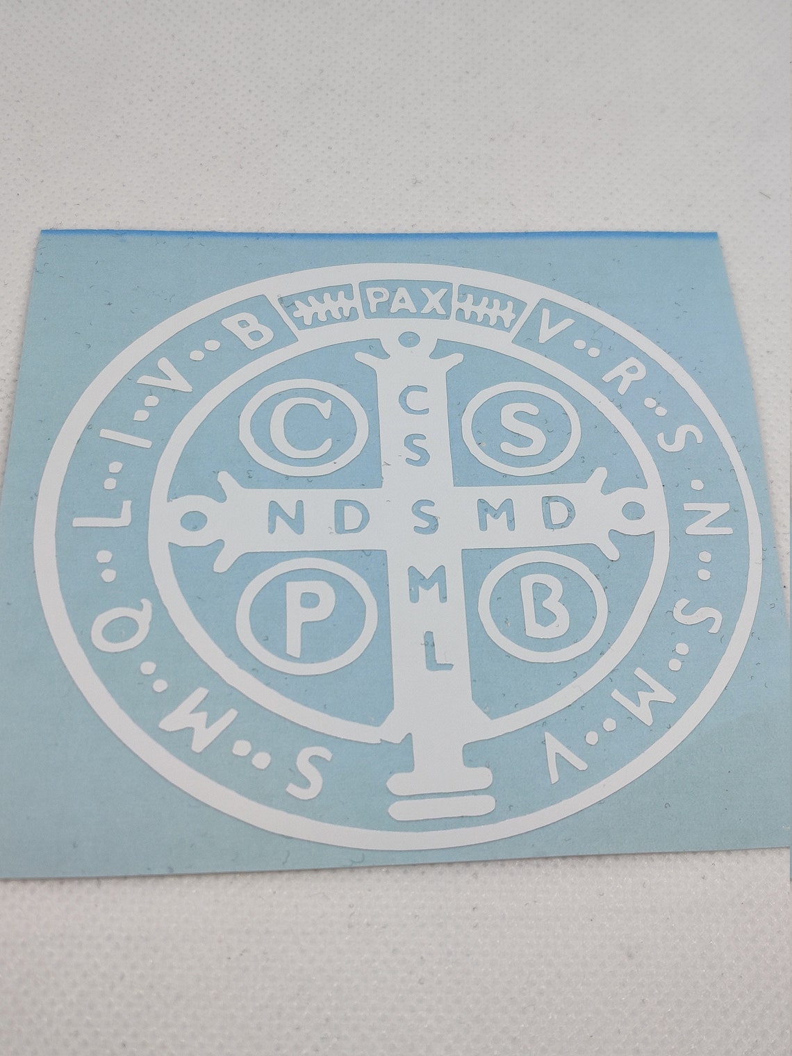 Saint Benedict Catholic Catholic Decal Catholic Sticker - Etsy