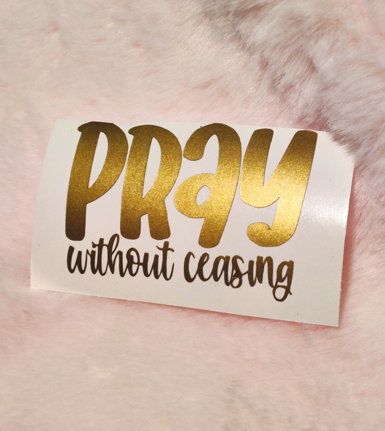 Pray Without Ceasing Decal Sticker Pray Decal Pray Sticker - Etsy