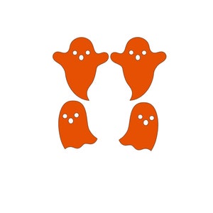 Ghost Decal 4pc Decal 4pc Sticker Ghosts Halloween - Etsy