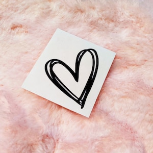 Heart Decal Sticker - Car Decal - Heart Decal - Motivational Decal ...