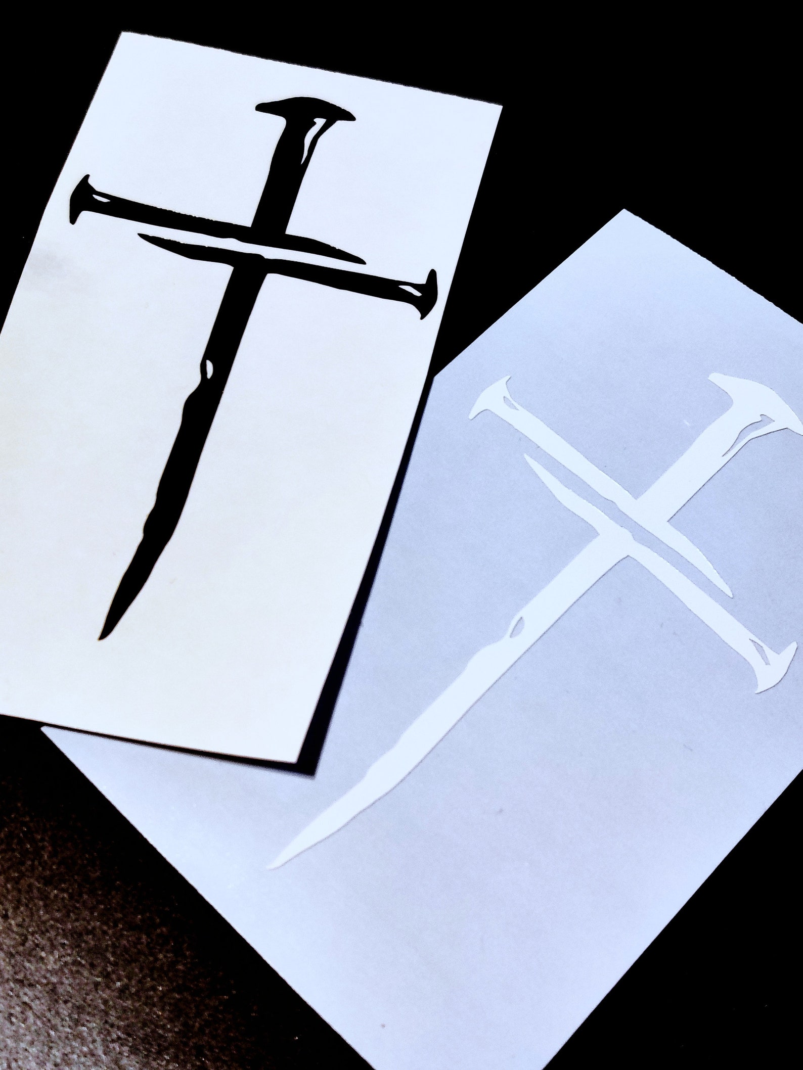 Three Nail Cross Decal , Three Nail Cross , Decal , Stickers ...