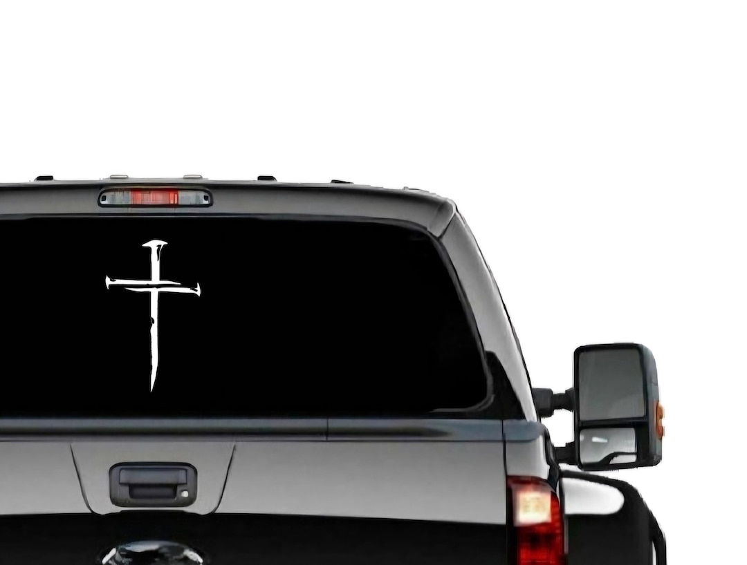 Three Nail Cross Decal , Three Nail Cross , Decal , Stickers ...