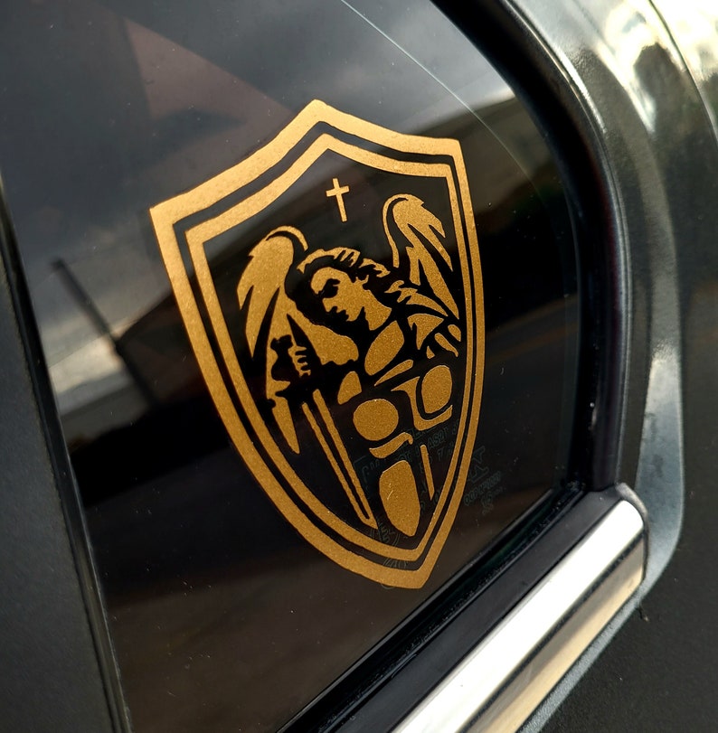 St Michael Decal - Religious Decal - Car Decal - Archangel Saint ...