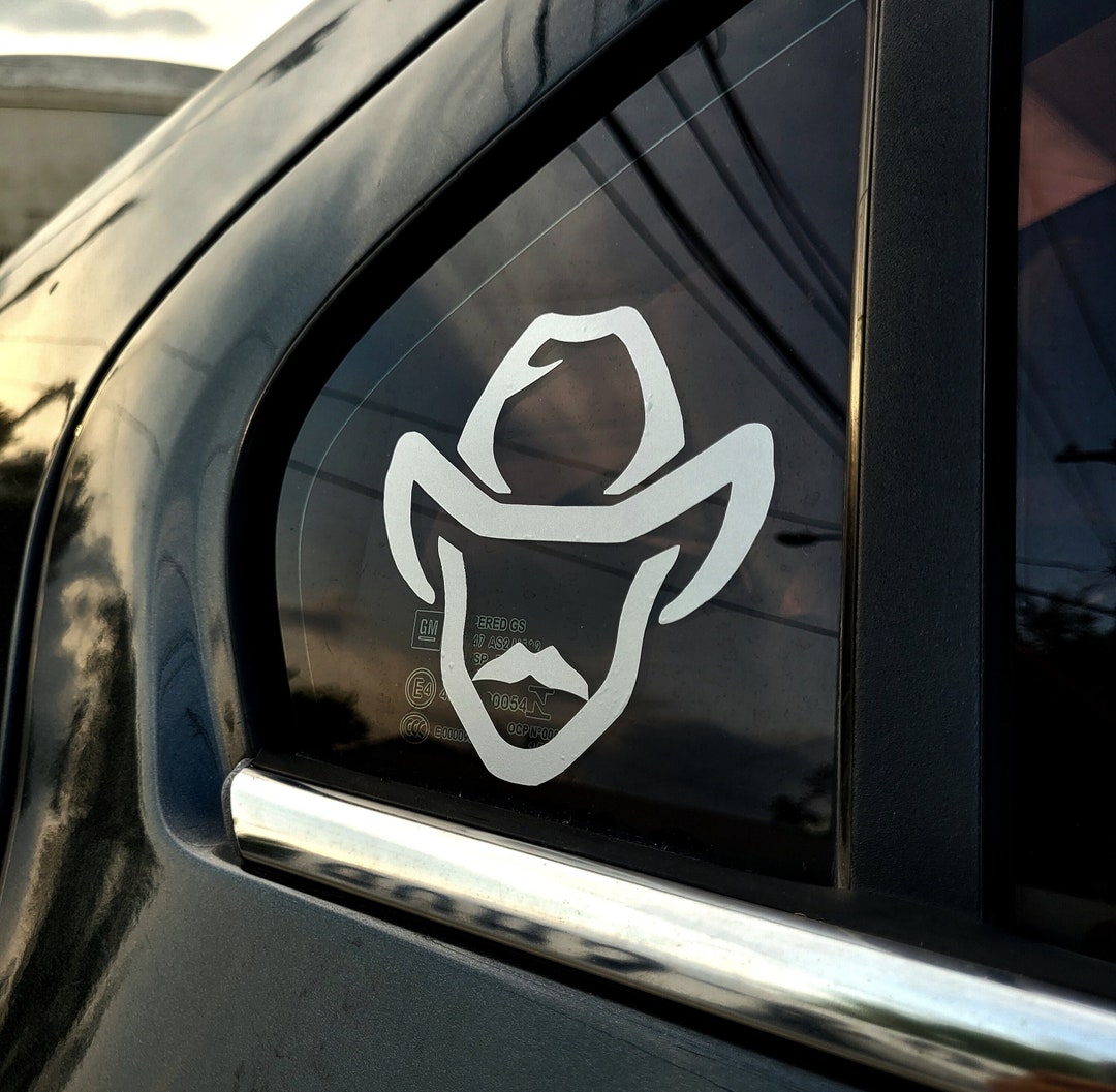 Cowboy Hat Decal - Cowboy Decal - Western Decal - Rancher Decal - Truck ...