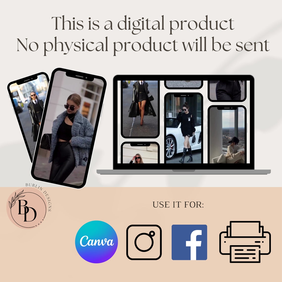 Woman Reels 100 Premium Quality Videos for Social Media Fashion Canva ...