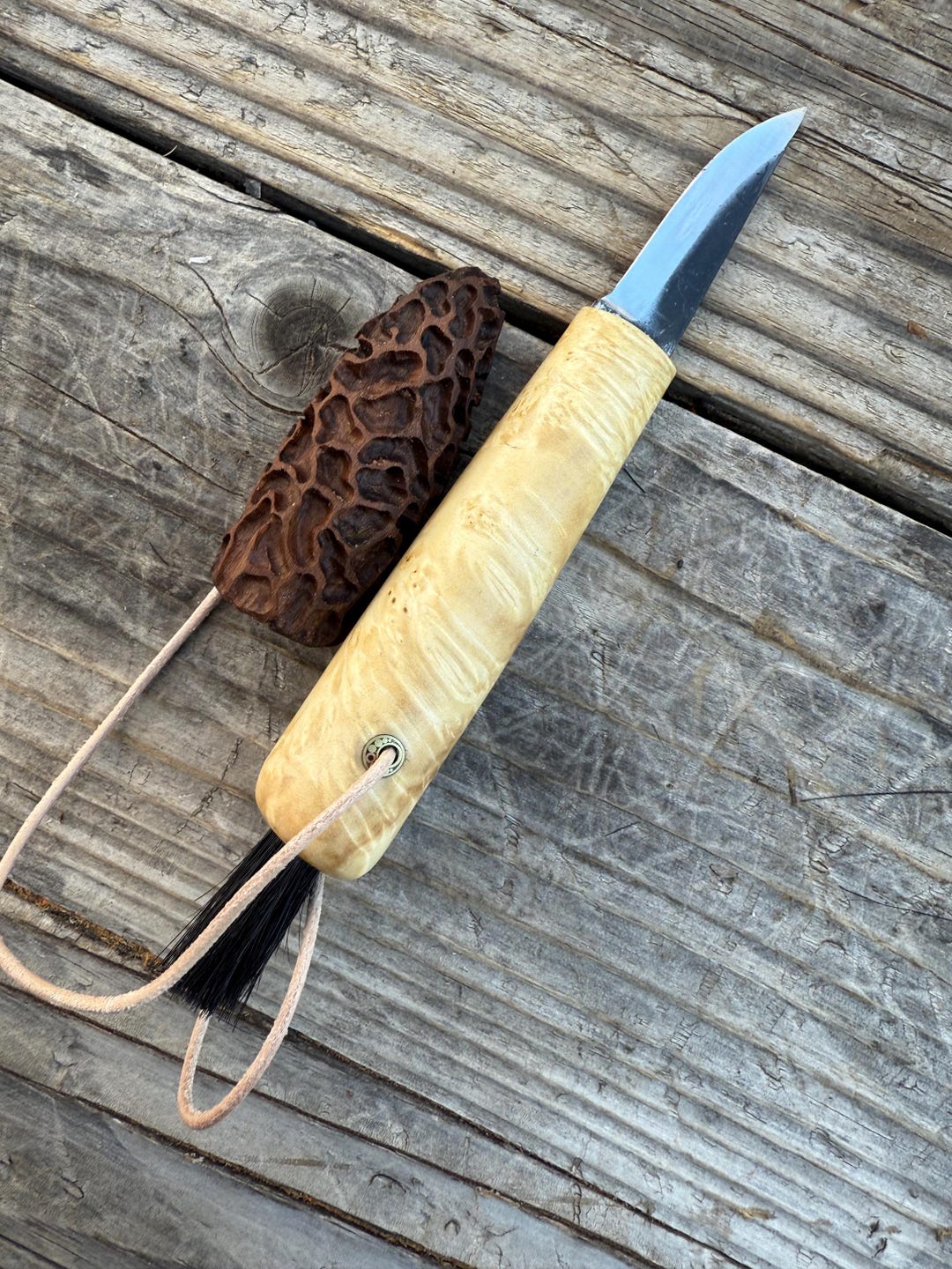 Hand-carved Morel Mushroom Foraging Knife - Etsy