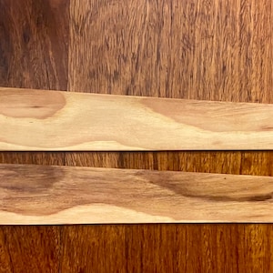 Handmade Wooden Spatula/scraper in Walnut, Oak, Hickory, Curly Maple ...