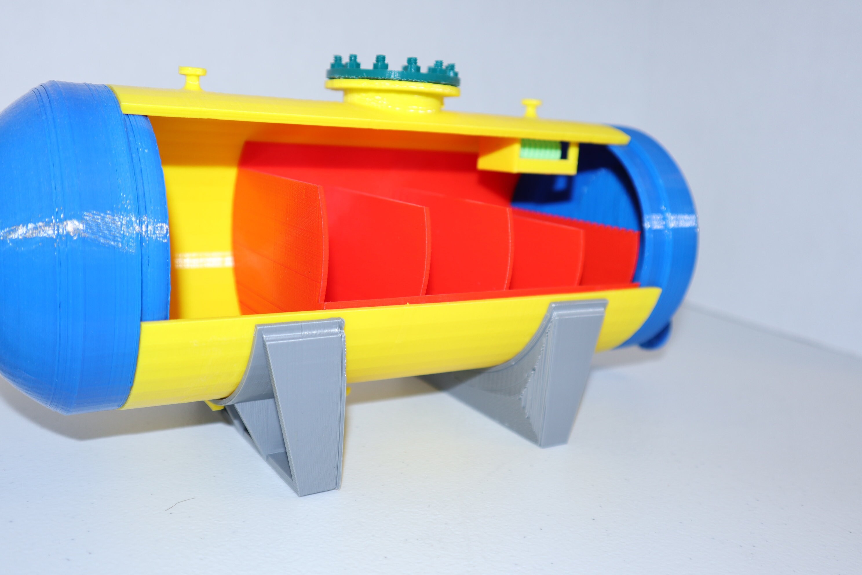 3D Printed Horizontal Pressure Vessel Model - Etsy UK