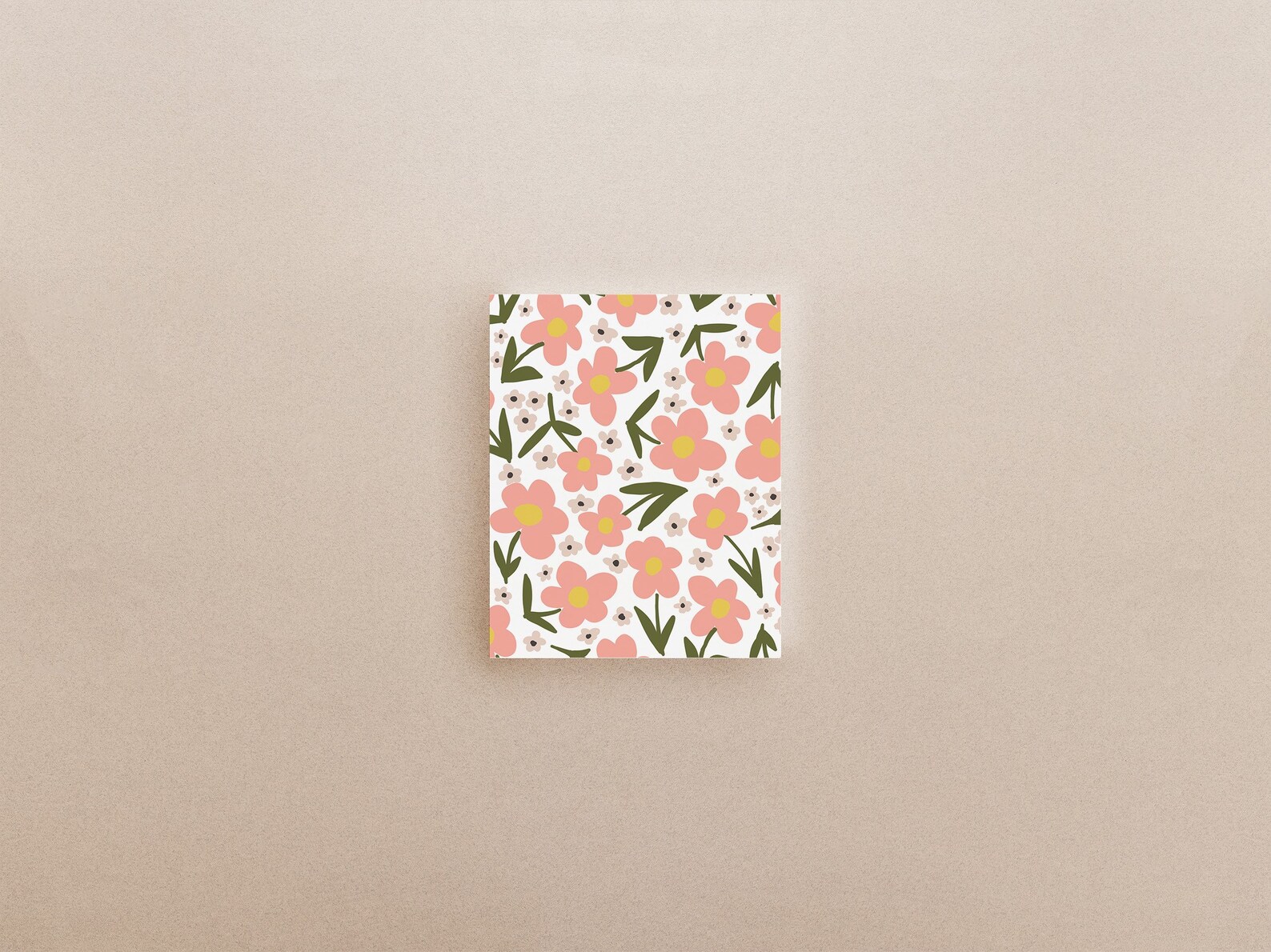 Pink Daisy Floral Pattern Seamless Repeating Pattern Digital - Etsy