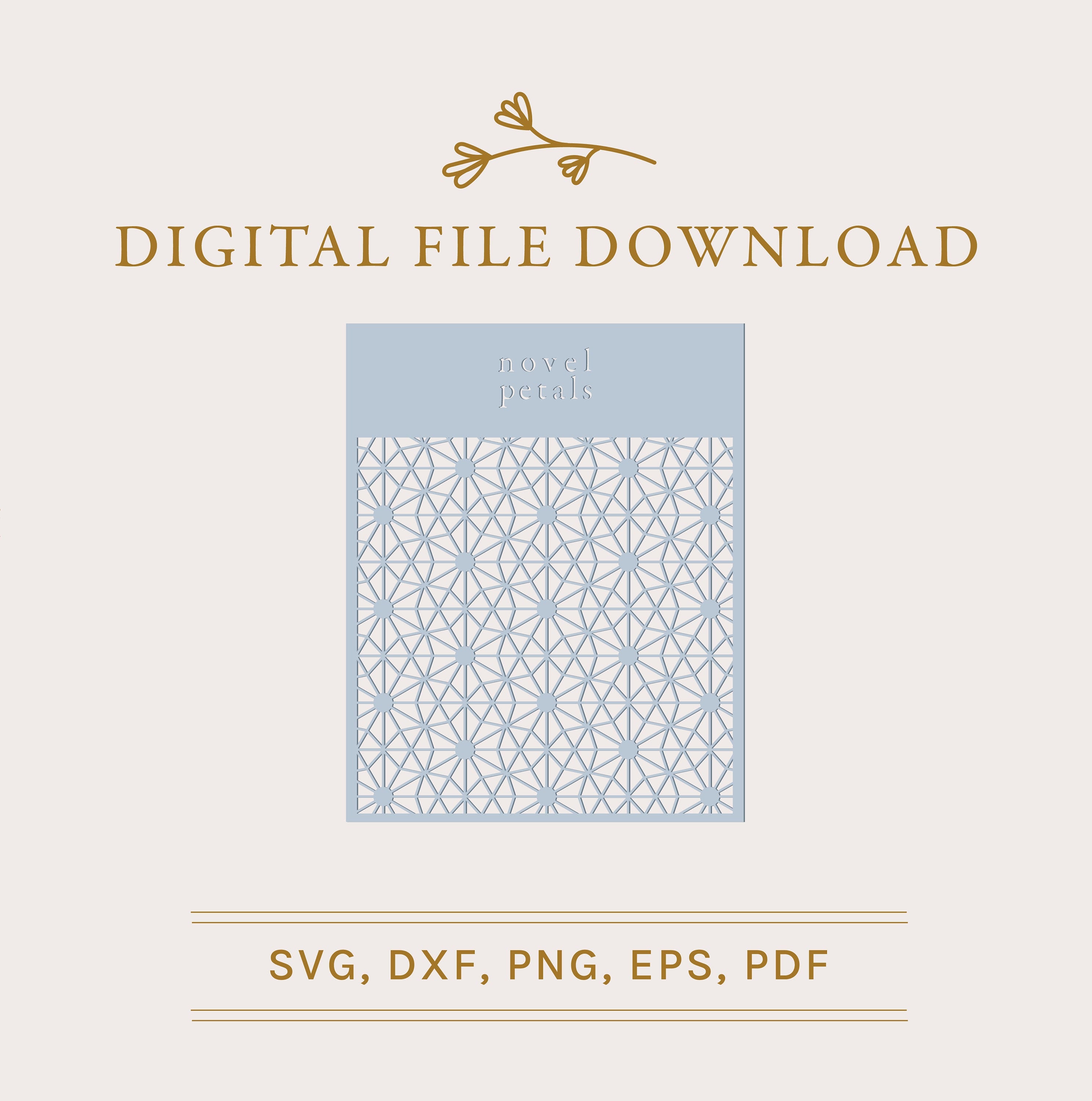 Stencil SVG File, Instant Digital Download for Cricut or Silhouette ...
