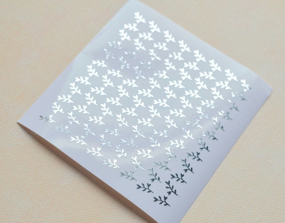 Vinyl Decals/stickers for Polymer Clay/resin/nail Art Silver | Etsy