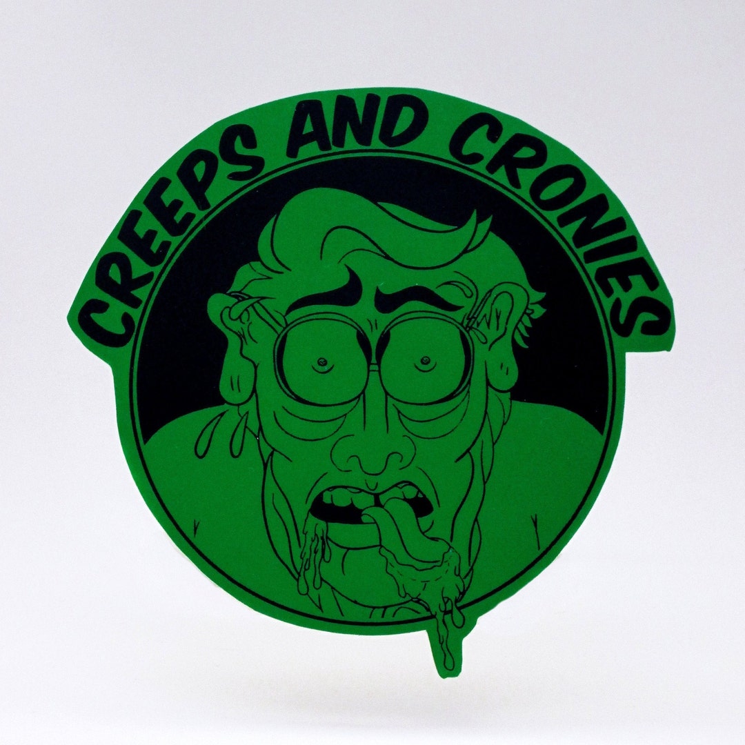 Boob Eyes Sticker Original Illustration Diy Hand Pulled Screenprint ...