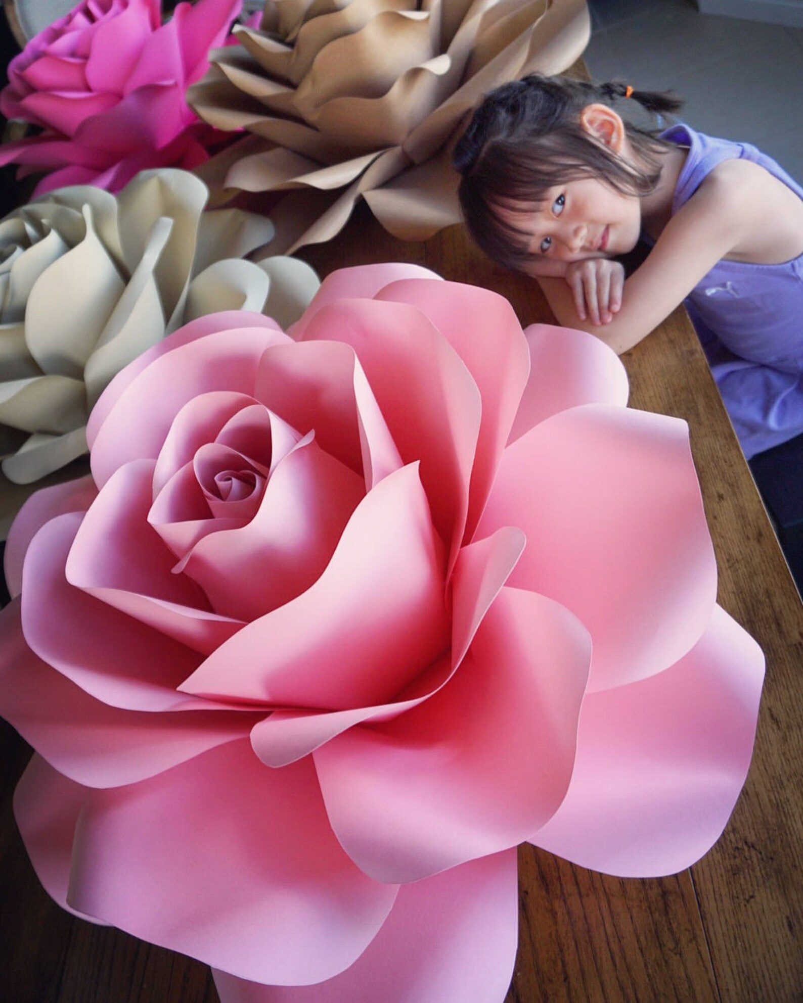 PDF Giant Rose Templatepro-tips Sophie B Décor - Etsy Canada