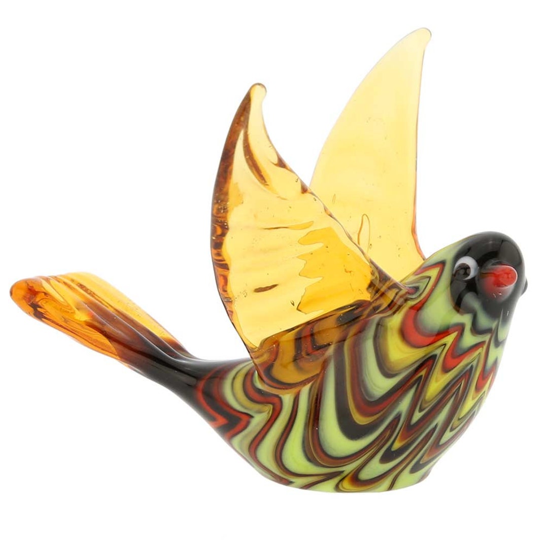 Glassofvenice Murano Glass Festooned Dove - Etsy