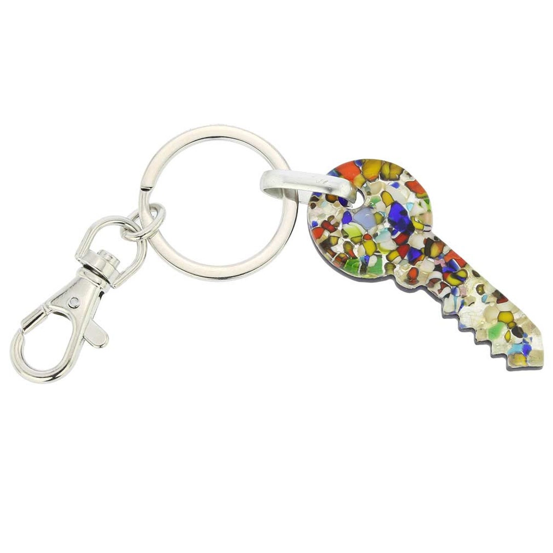 Glassofvenice Murano Glass Key to Murano Keychain 4 - Etsy