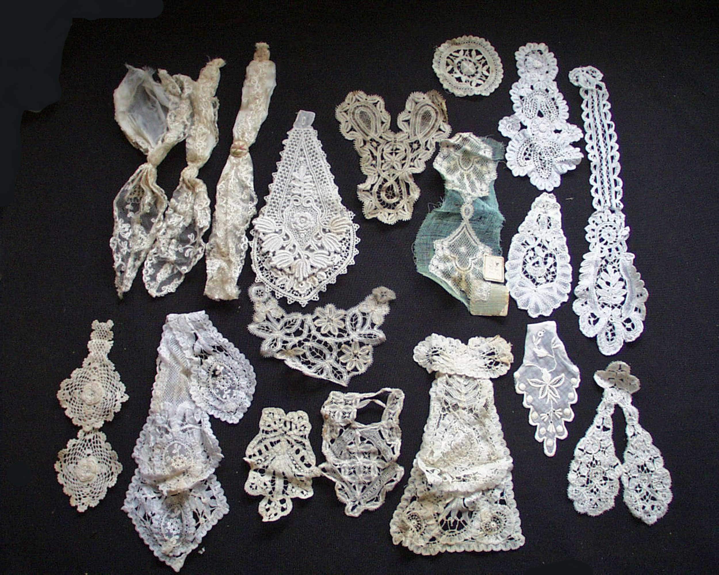 Antique Lot of Jabots Fashion Accessories Lace, 18 Pieces - Etsy