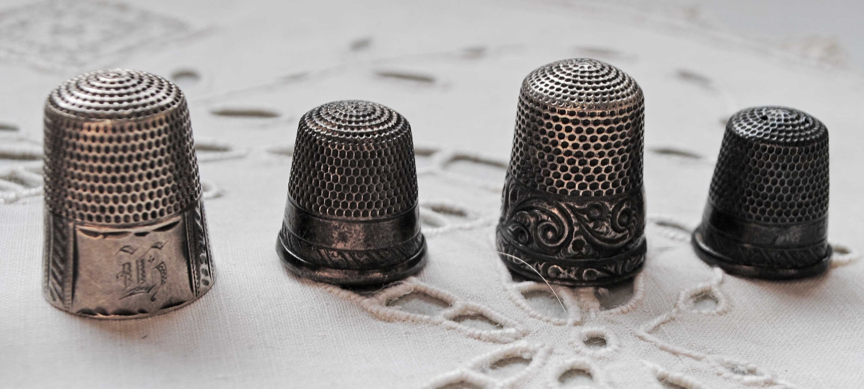 Victorian Sterling Silver Sewing Thimbles Lot of 8 - Etsy