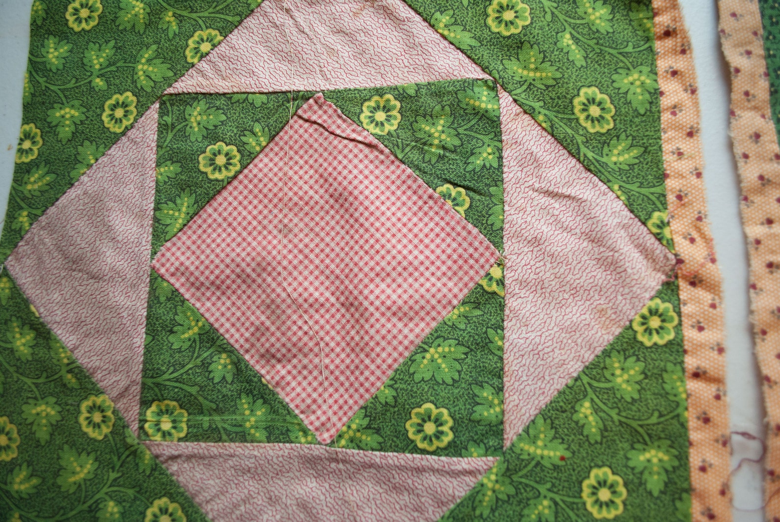 Antique 1870s Quilt Squares Quilt Blocks Boxes Pattern | Etsy