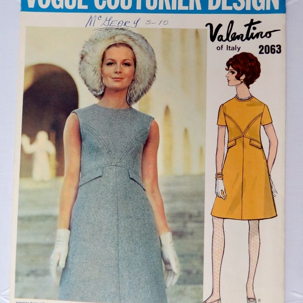 Vogue 1970 Pattern - Etsy