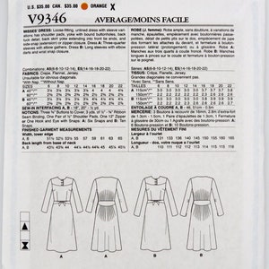 REPRODUCTION Vogue Original Design 1947, Pattern V9346, Sizes 6 - 8 ...
