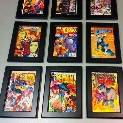 Comic Book Frames Pack of Six Frames Save Buying in Bulk | Etsy