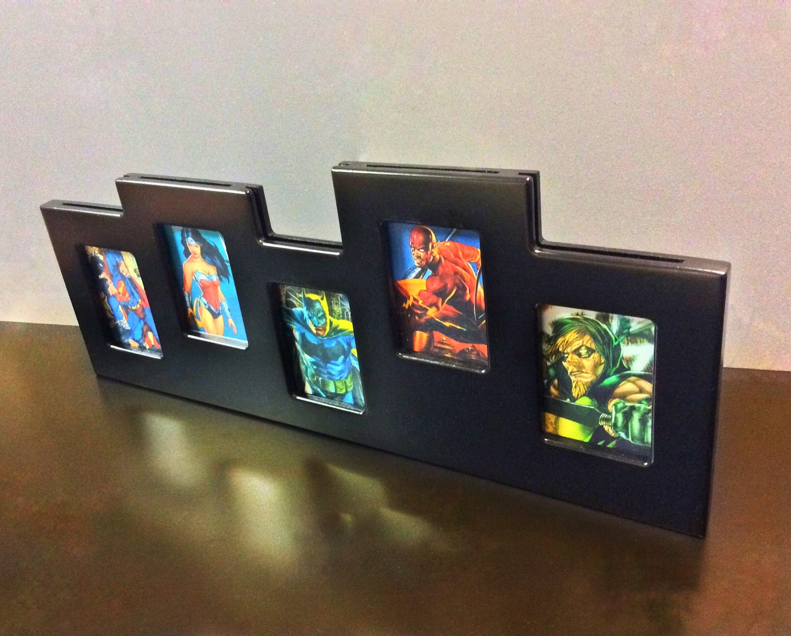 Trading Card Frame With Sheet Protector Toploader for 5 Cards - Etsy