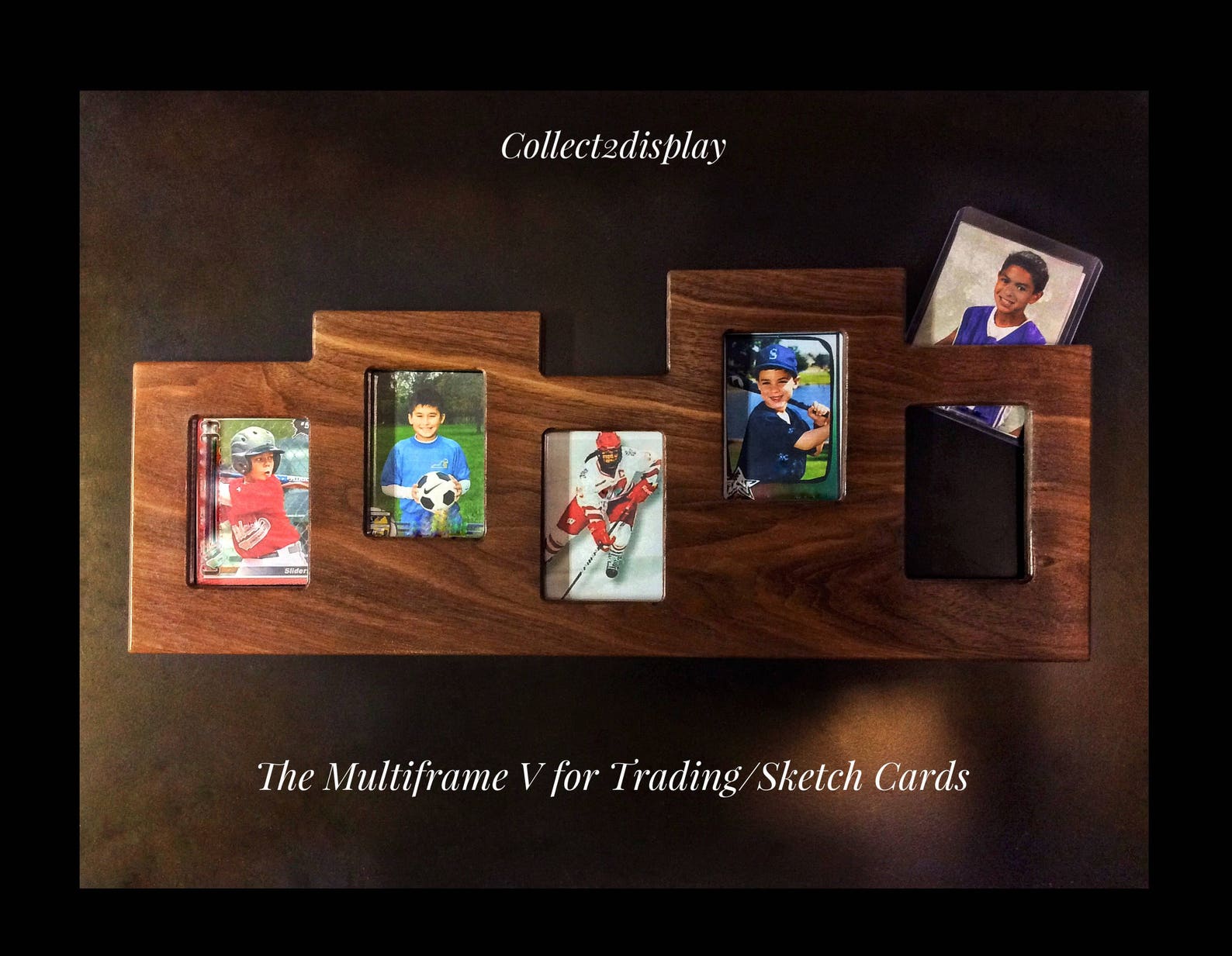 Trading Card Frame With Sheet Protector Toploader for 5 Cards - Etsy