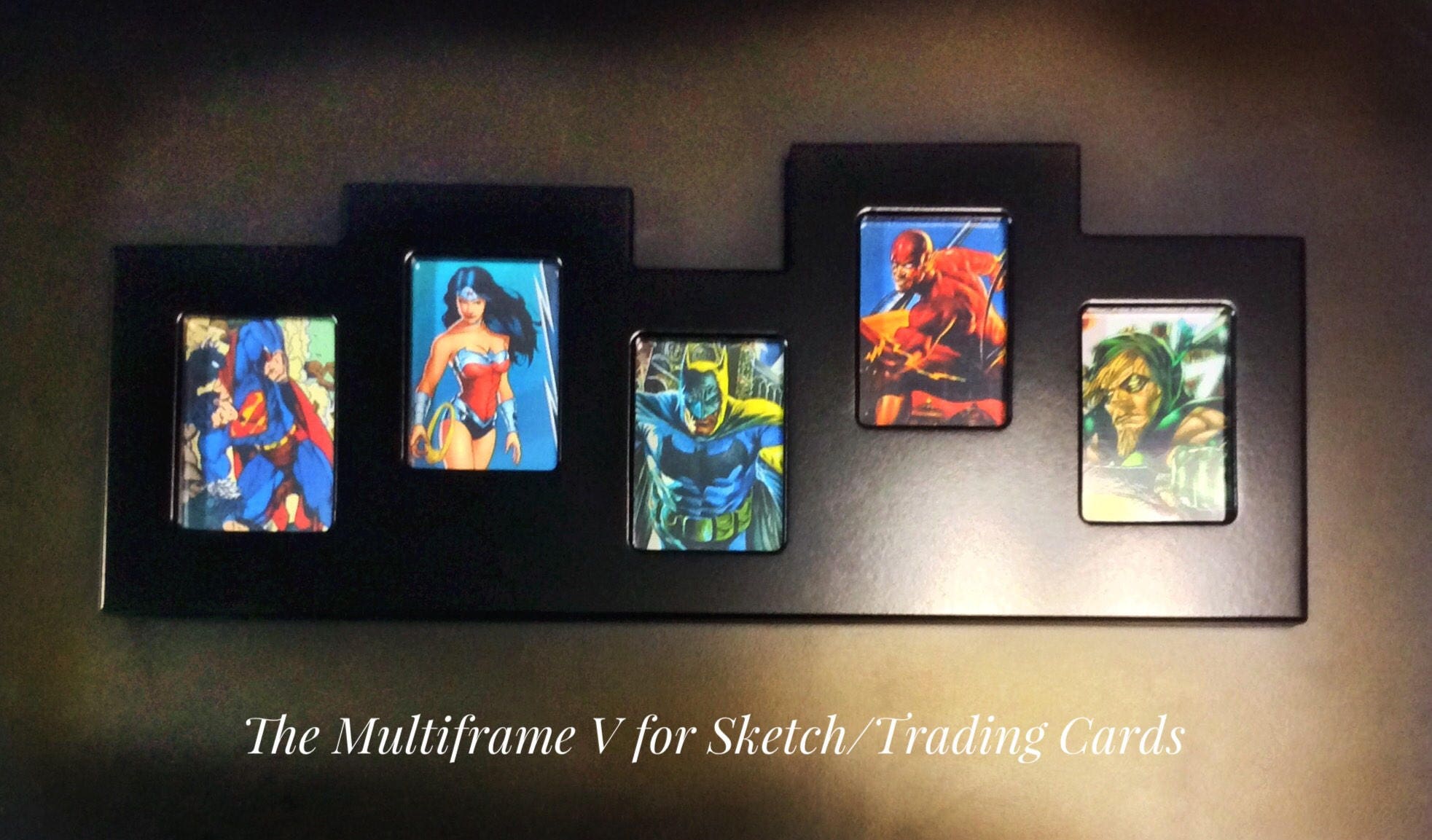 Trading Card Frame With Sheet Protector Toploader for 5 Cards - Etsy