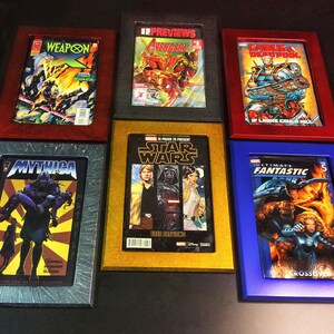 Comic Book Frames - Pack of Six Frames - Save Buying in Bulk - Display ...