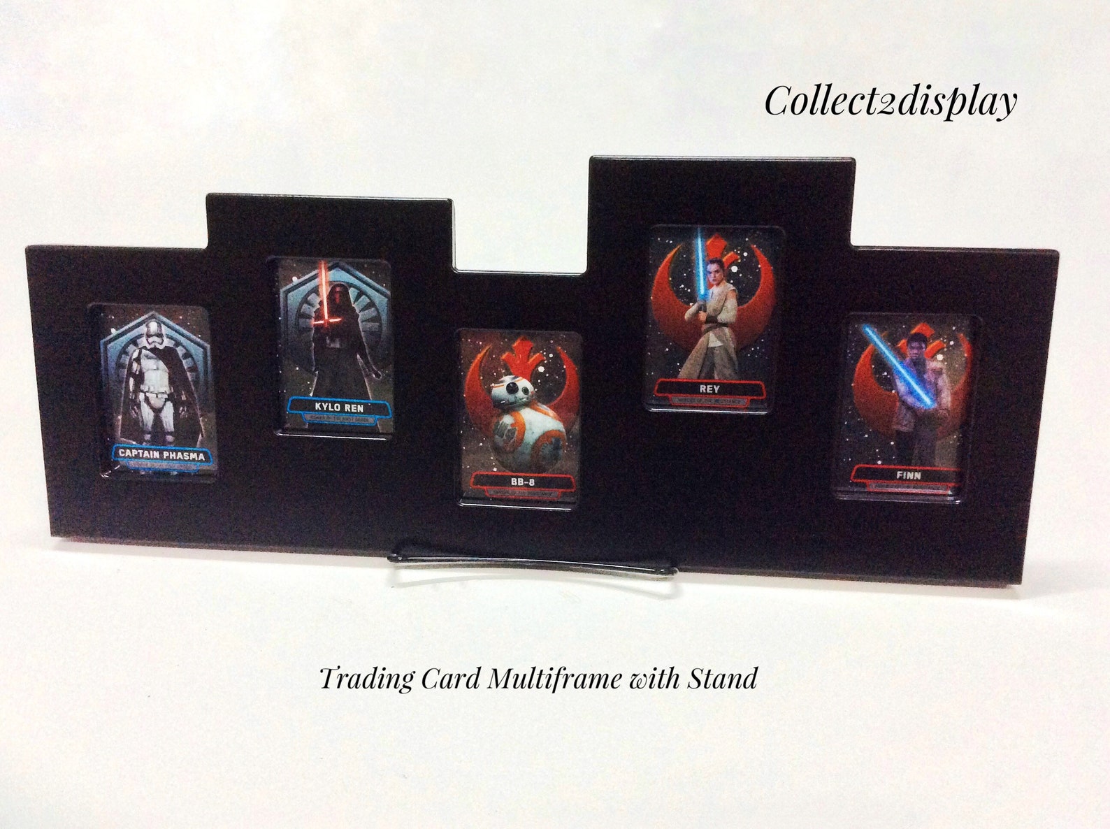 Trading Card Frame With Sheet Protector Toploader for 5 Cards - Etsy