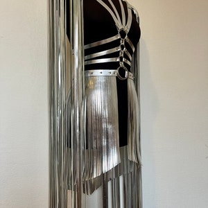Faux Leather Fringe Harness Costume, Burning Man Fashion - Etsy