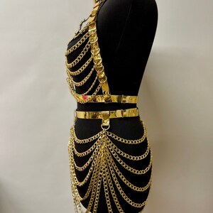 Set With Chains,dancing Wearing,festival Costume - Etsy