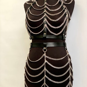 Chains Costume,set With Chains Skirt,set With Chains - Etsy
