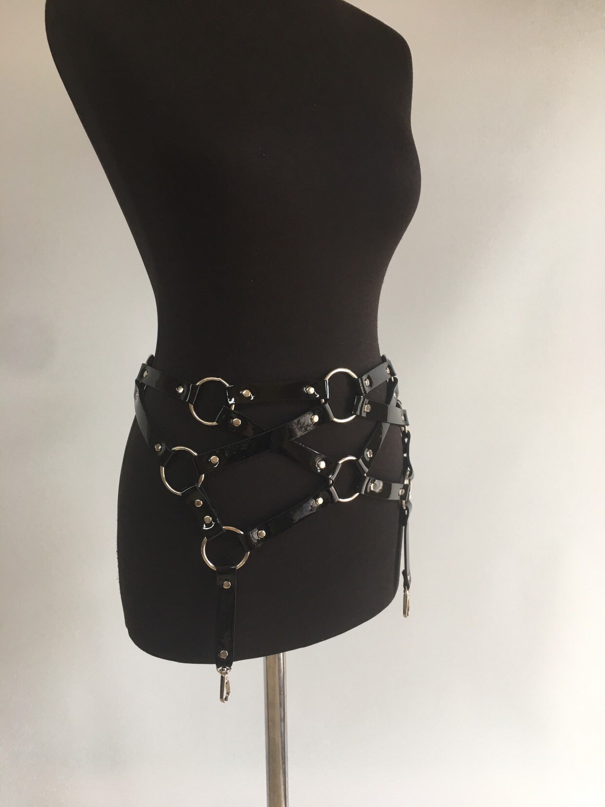 Transformer Setwhole Body Harnesspatent Leather Harness - Etsy