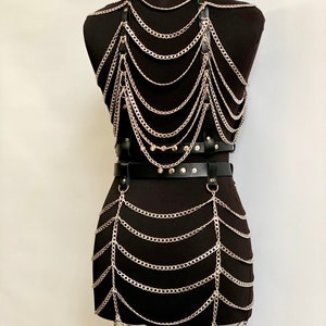 Chains Costume,set With Chains Skirt,set With Chains - Etsy