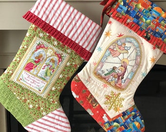 Twilight Nativity Stocking name Optional - Etsy