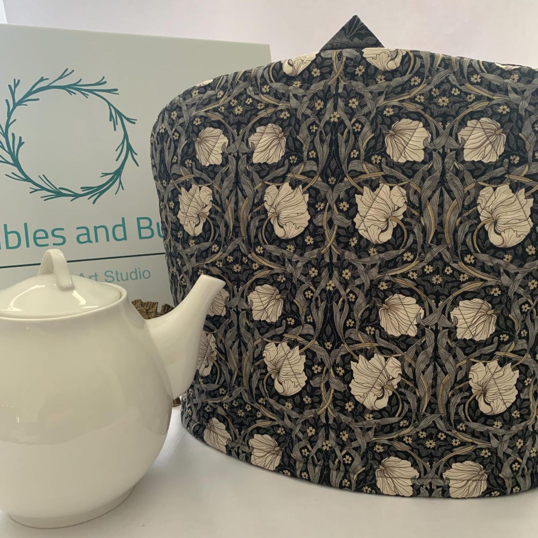 William Morris Tea Cozy: Pimpernel Floral, Quilted Teapot Cover - Etsy