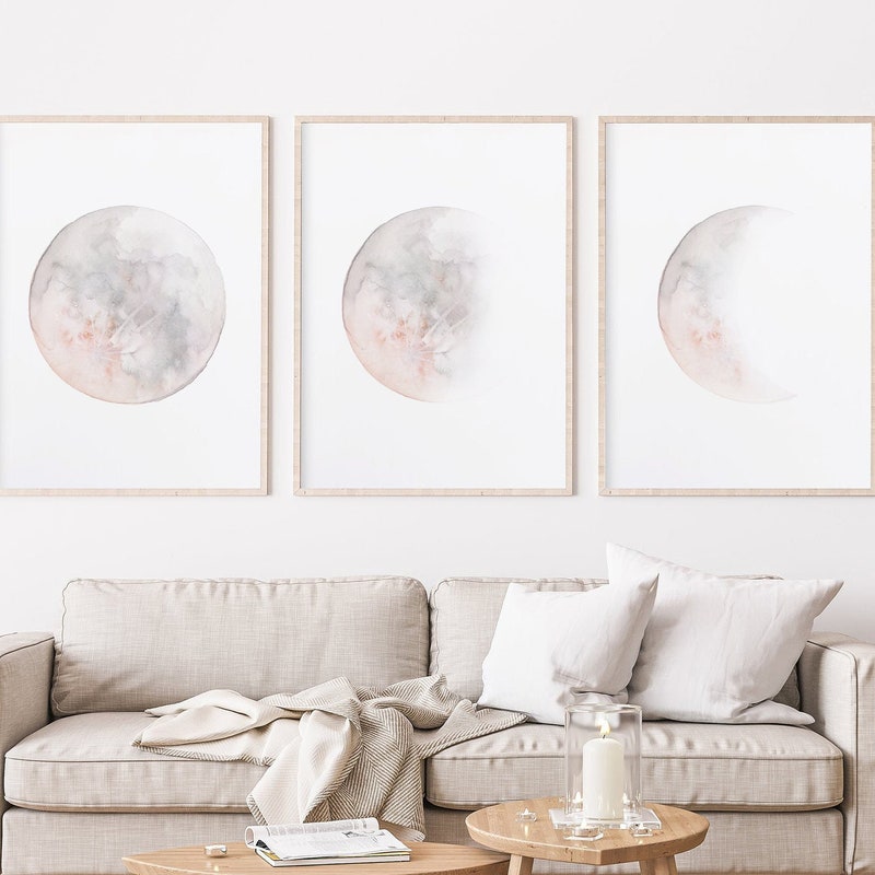 Moon Phases Wall Decor - Etsy