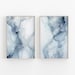 Pastel Blue Abstract Painting Set of 2, Neutral Minimal Print ...