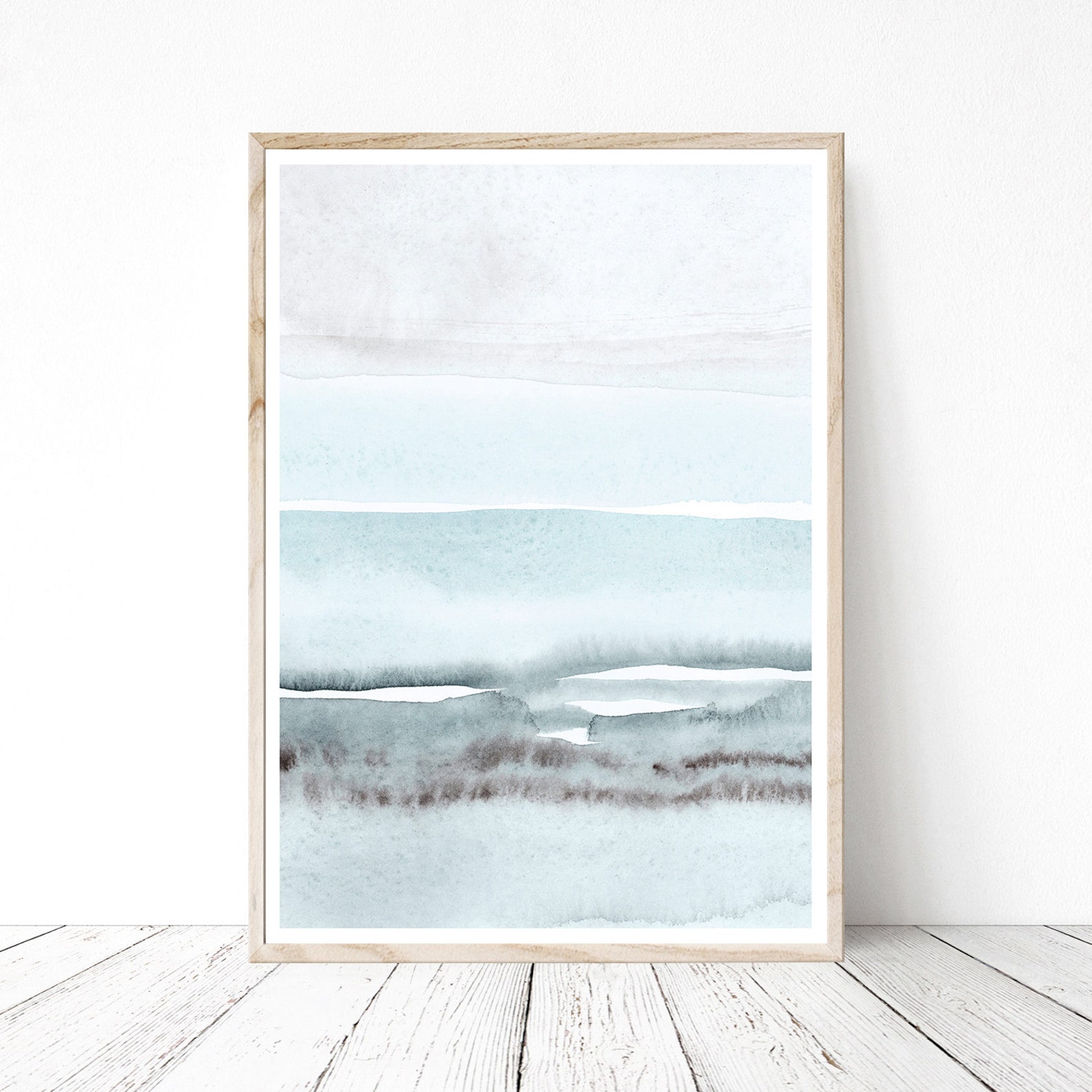 Light Blue Watercolor Print Instant Art INSTANT DOWNLOAD - Etsy