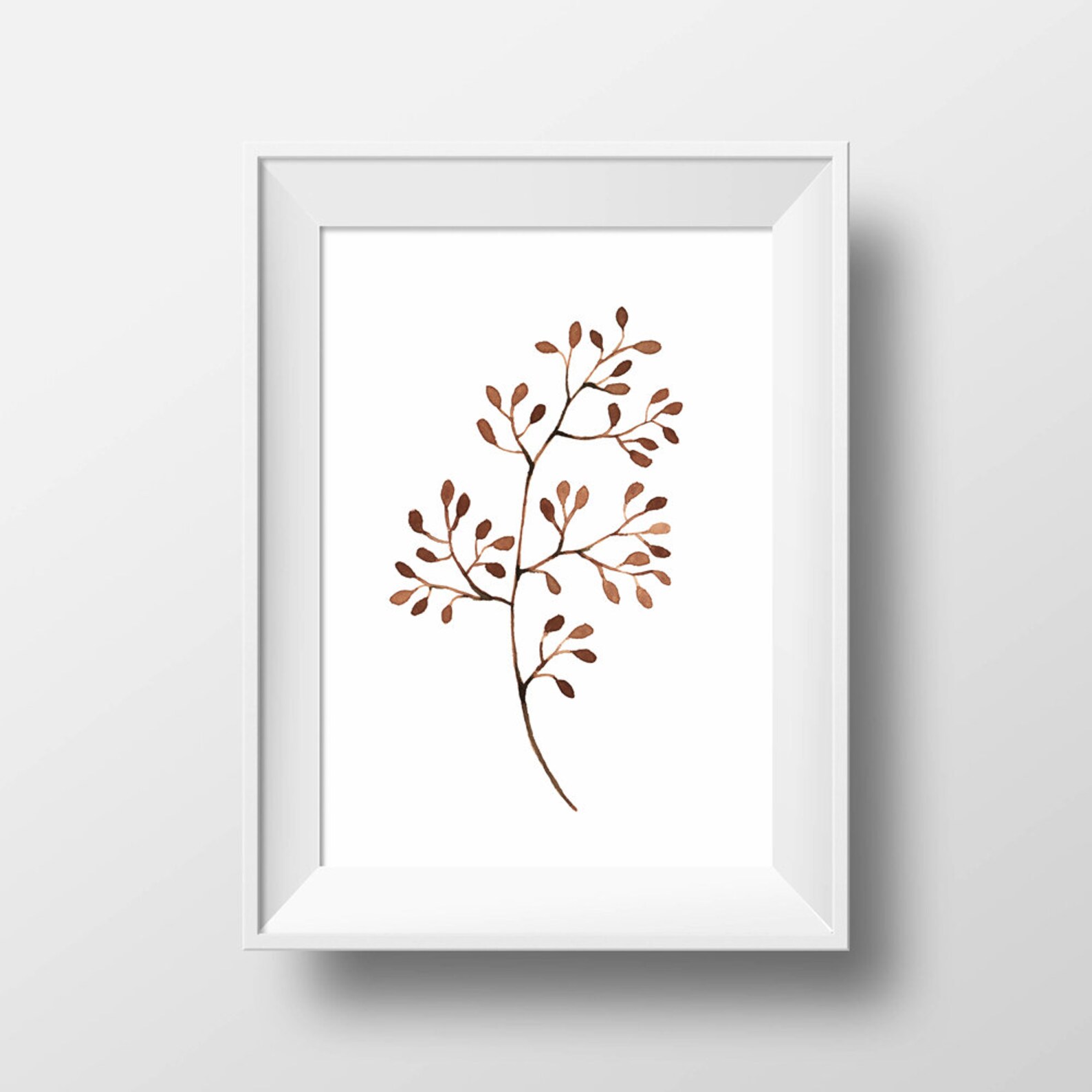 Set of 2 Brown Twigs Print Instant Art INSTANT DOWNLOAD - Etsy