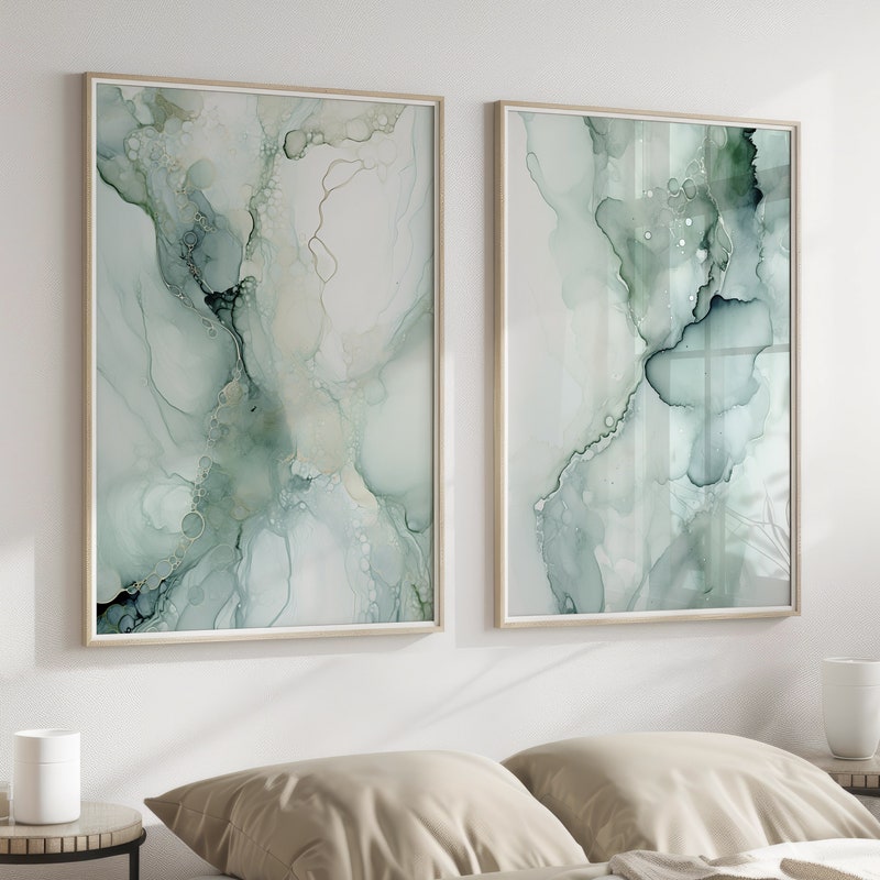 Grey and Mint Green - Etsy