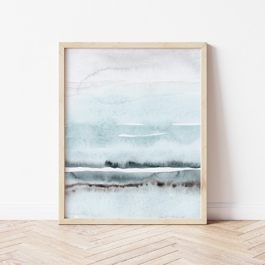 Light Blue Watercolor Print Instant Art INSTANT DOWNLOAD - Etsy