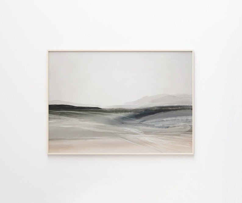 Landscape Painting Abstract Art Print Printable Art INSTANT - Etsy