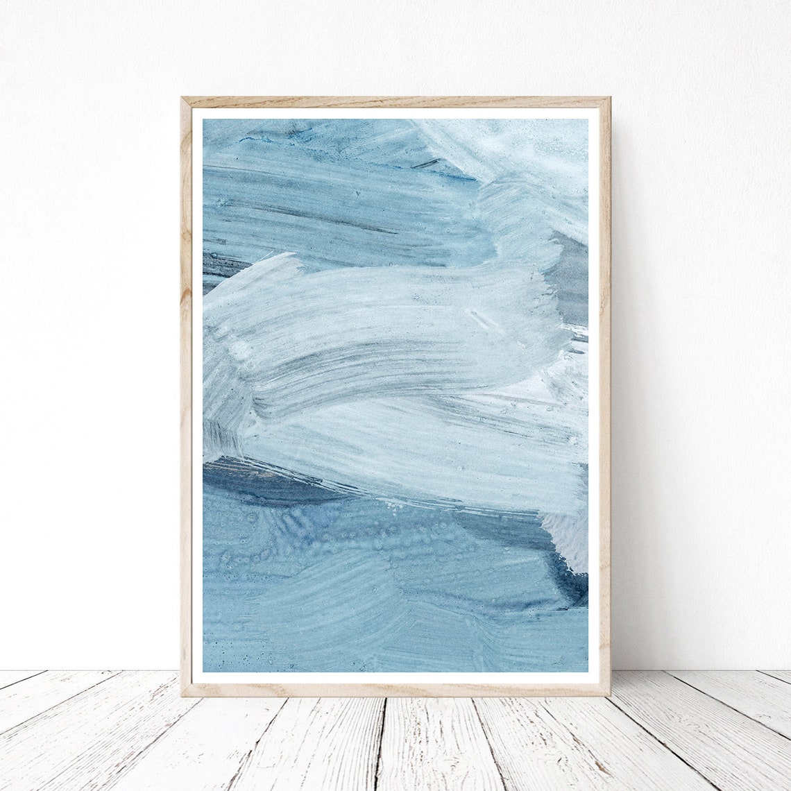 Blue Painting Set of 2, Abstract Print, Printable Art, INSTANT DOWNLOAD ...