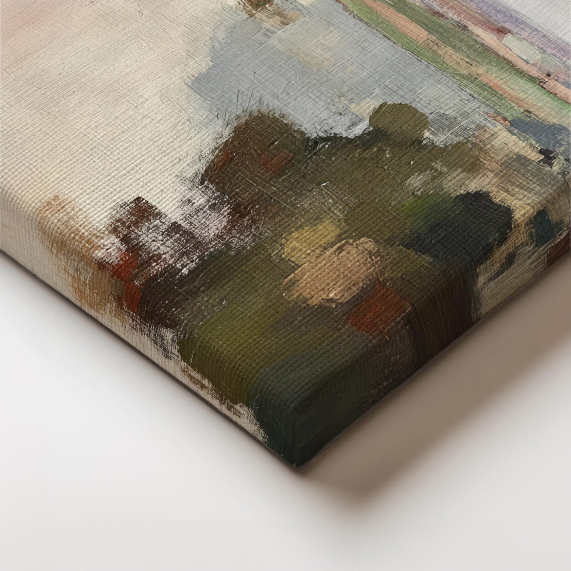 Abstract Landscape Art Print Set of 2 | Oil Painting | Modern ...
