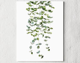 Ivy Plant Print Instant Art INSTANT DOWNLOAD Printable Watercolor Wall ...