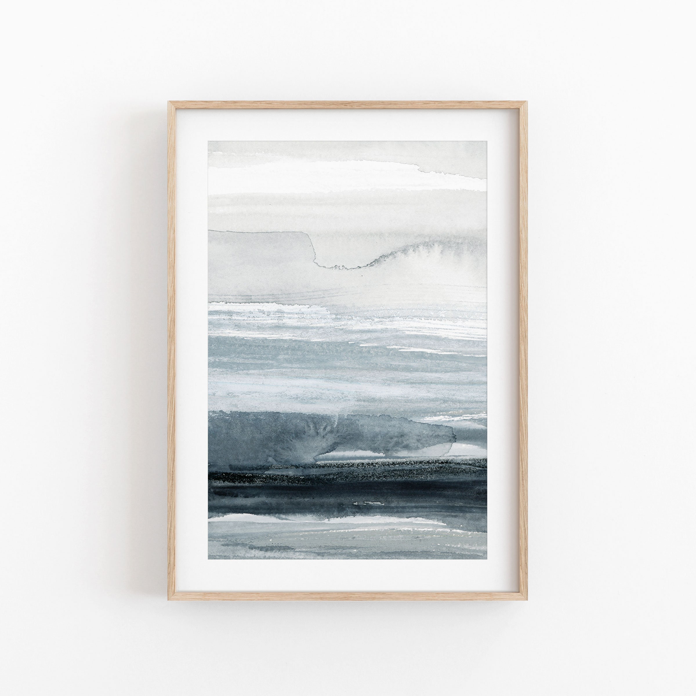 Blue Watercolor Print Instant Art INSTANT DOWNLOAD Printable | Etsy