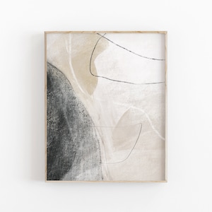 Beige Abstract Print Set of 3, Abstract Art, Printable Art, Abstract ...